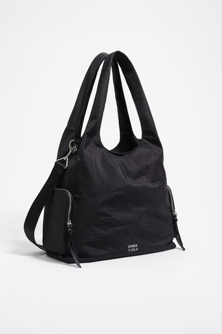 Large black nylon Paper bag
