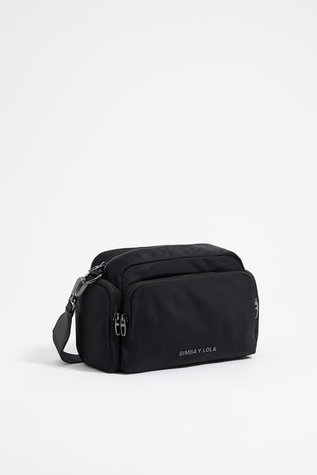 Medium black nylon Pocket bag